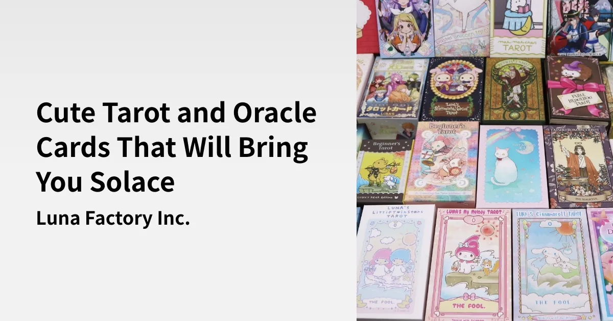 Cute Tarot and Oracle Cards That Will Bring You Solace | Luna Factory Inc.